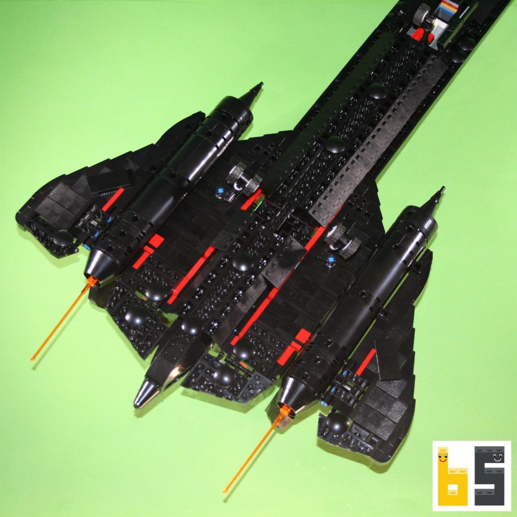 Lockheed SR-71 Blackbird – kit from LEGO® bricks – The Brickworms