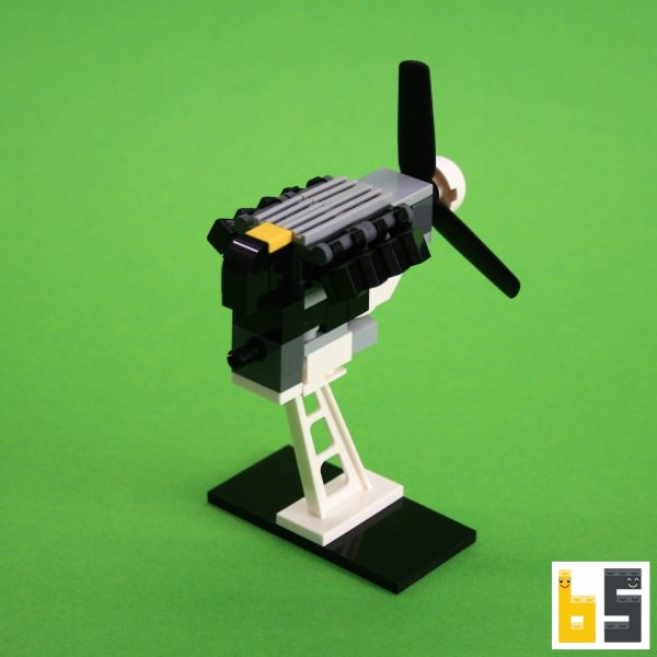 Rolls-Royce Merlin 61 V-12 engine – kit from LEGO® bricks – The Brickworms