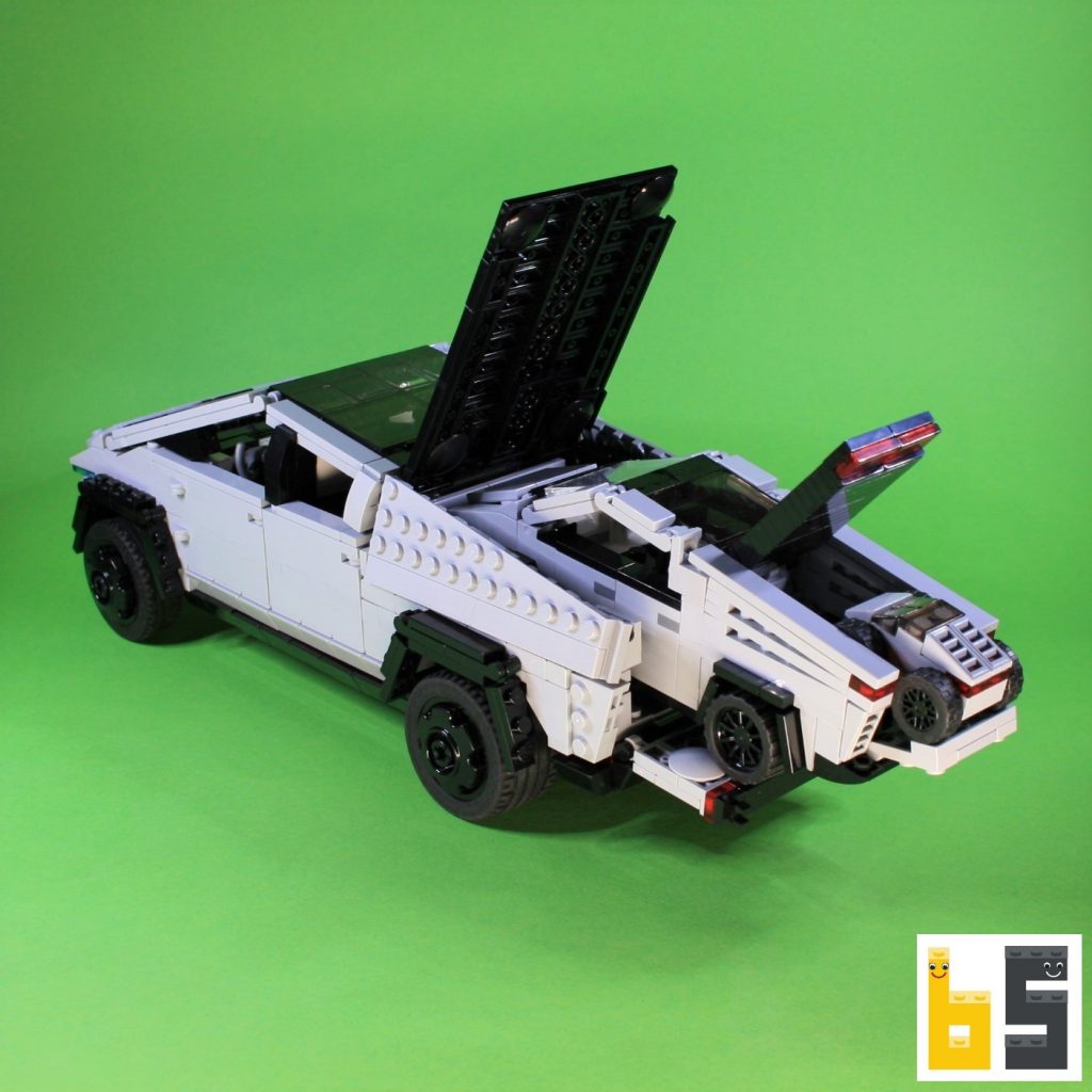 Tesla Cybertruck mini – kit from LEGO® bricks – The Brickworms