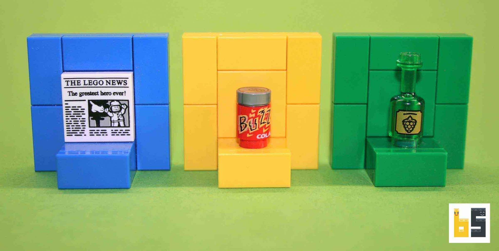 Recycling logos – kit from LEGO® bricks – The Brickworms