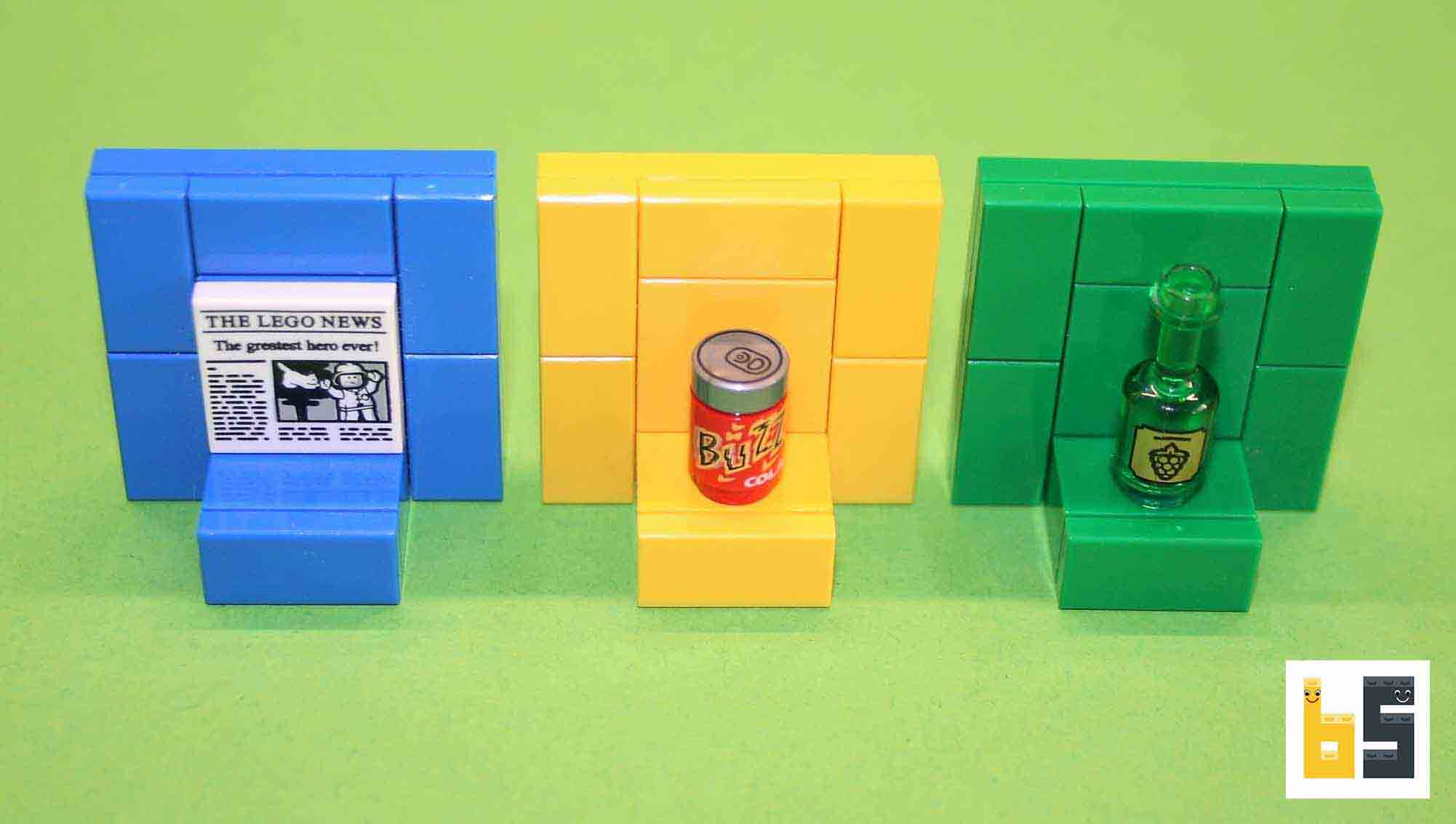 Recycling logos – kit from LEGO® bricks – The Brickworms