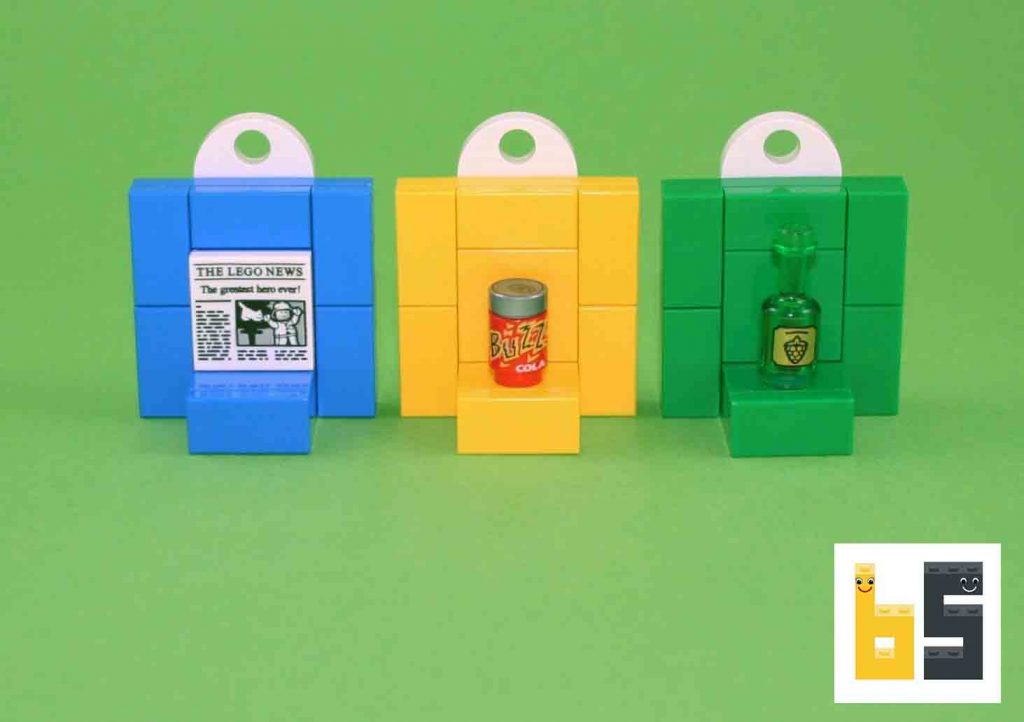 Recycling logos – kit from LEGO® bricks – The Brickworms