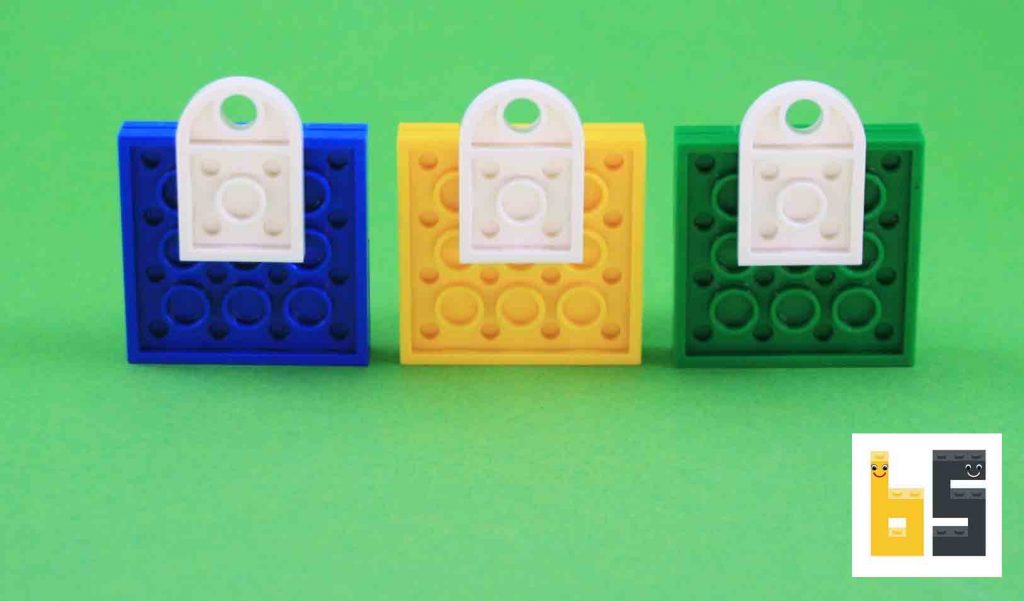 Recycling logos – kit from LEGO® bricks – The Brickworms