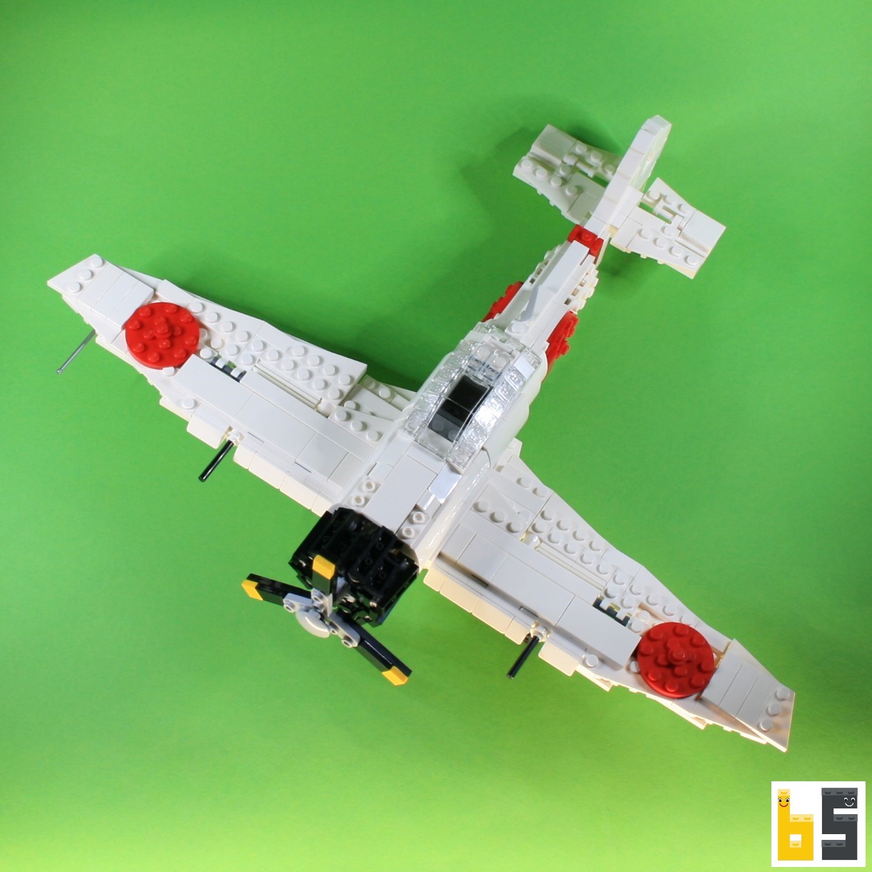 Mitsubishi A6M Zero – kit from LEGO® bricks – The Brickworms
