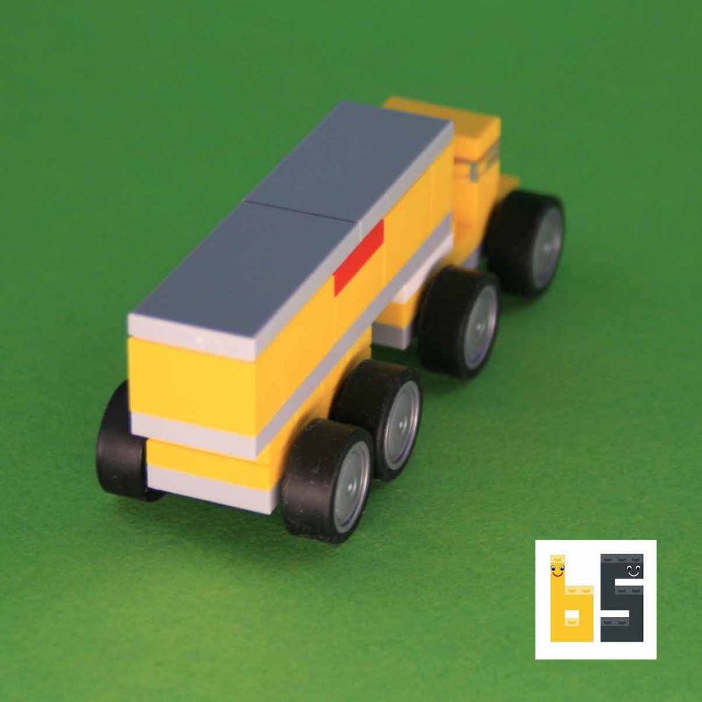 Micro transport truck – kit from LEGO® bricks – The Brickworms