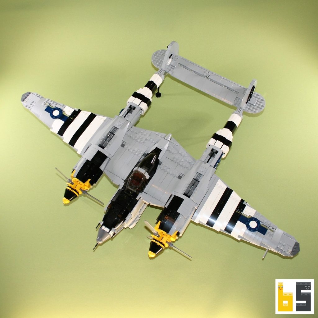 Lockheed P-38 Lightning – Bausatz aus LEGO®-Steinen – The Brickworms
