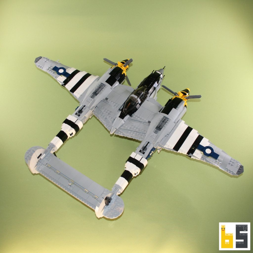 Lockheed P-38 Lightning – kit from LEGO® bricks – The Brickworms