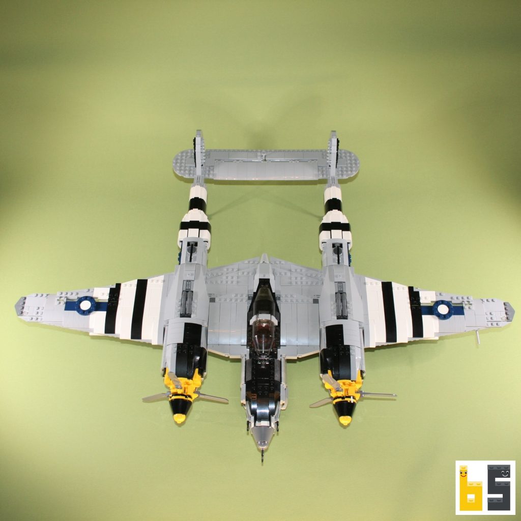 Lockheed P-38 Lightning – kit from LEGO® bricks – The Brickworms