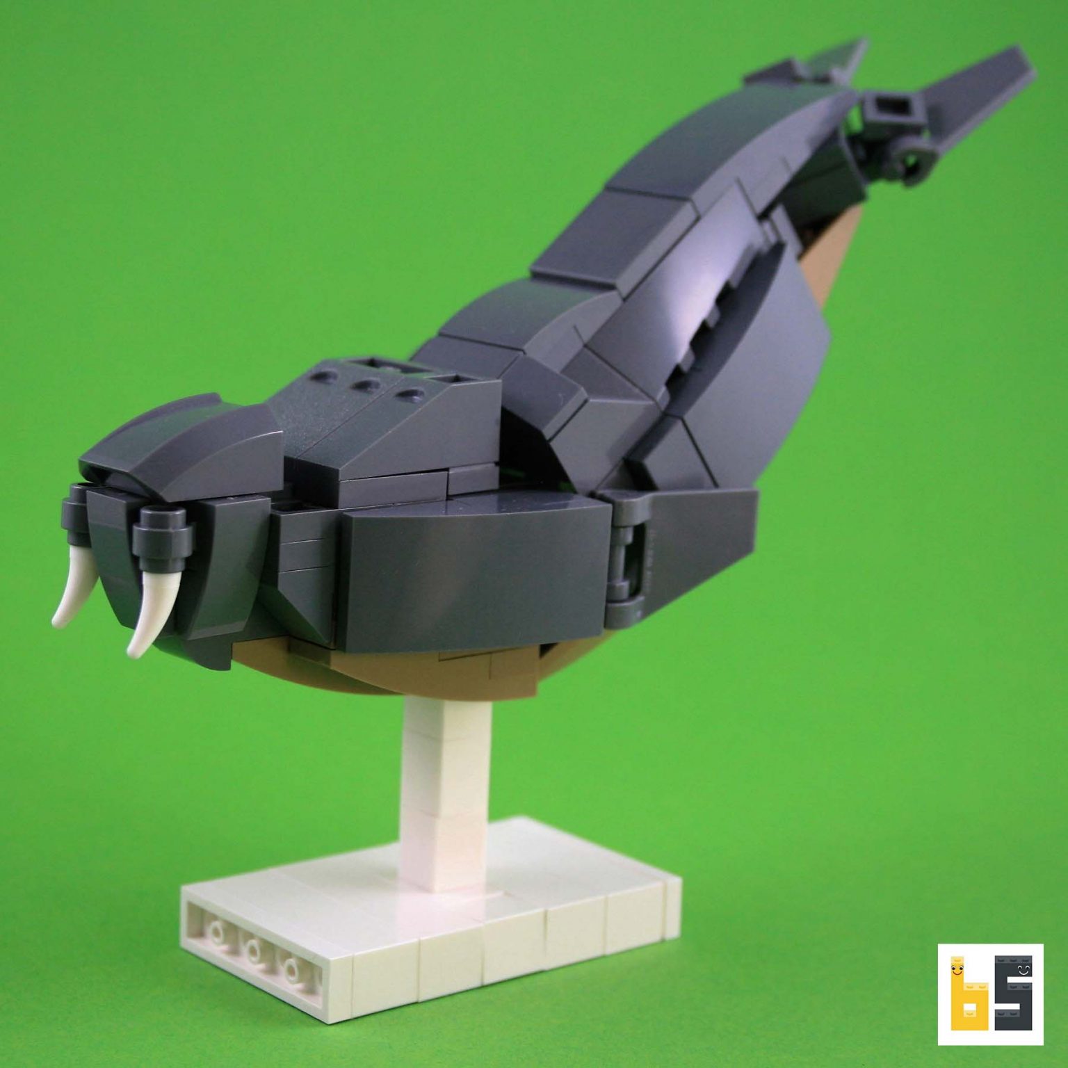 Walrus – kit from LEGO® bricks – The Brickworms