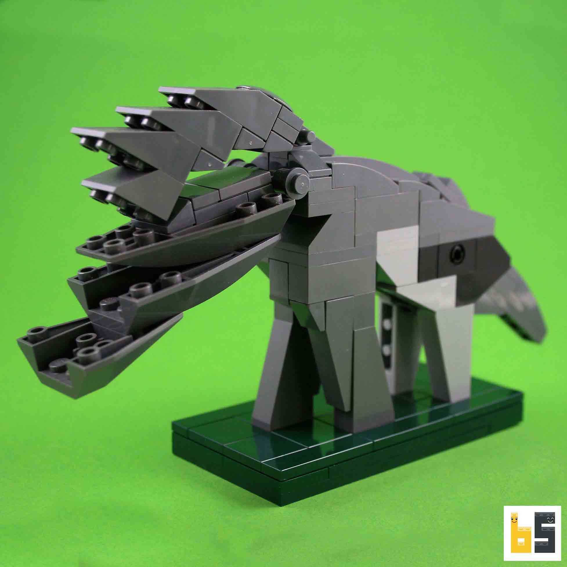 Giant anteater – kit from LEGO® bricks – The Brickworms