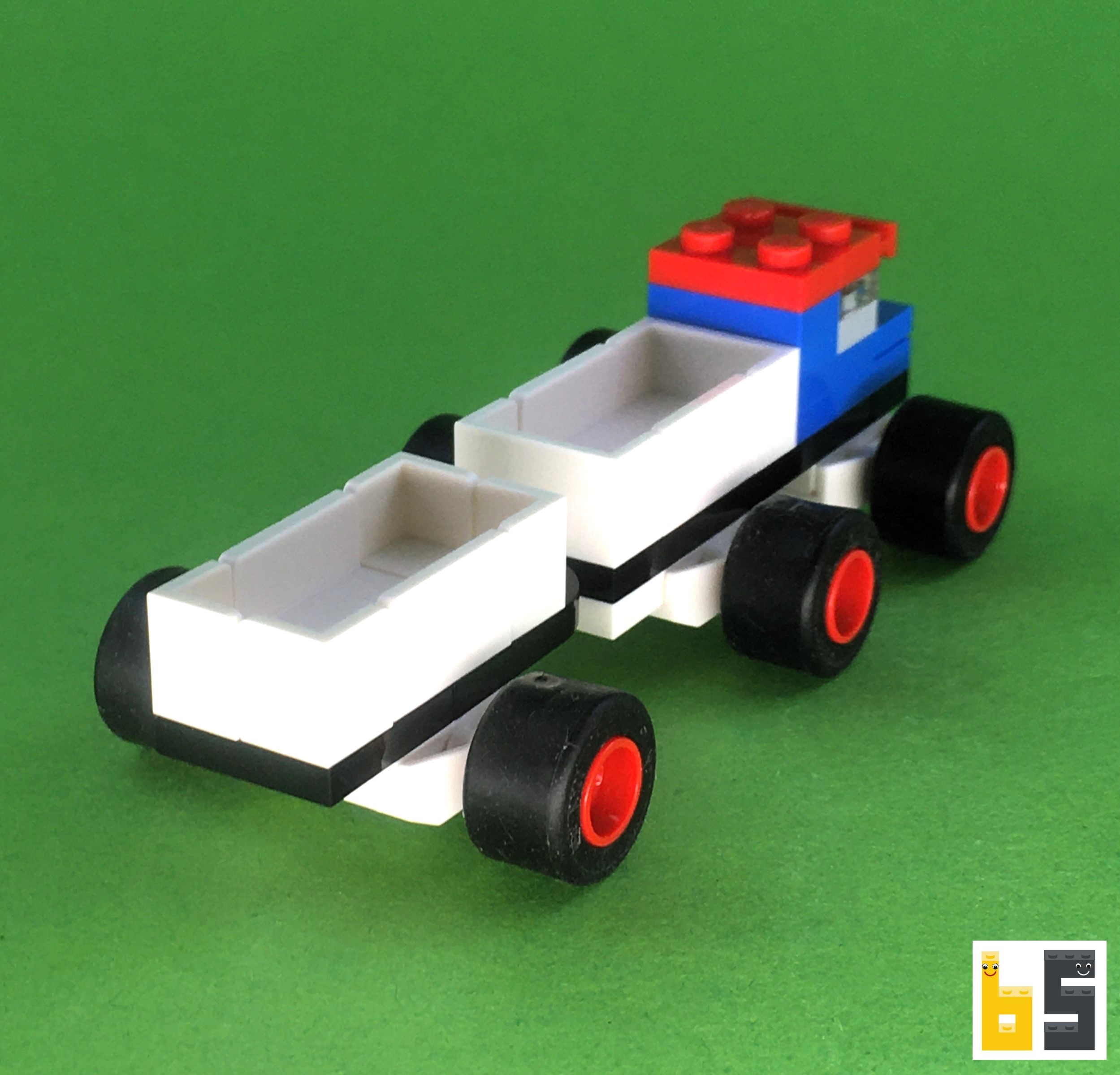 Micro truck with trailer – kit from LEGO® bricks – The Brickworms
