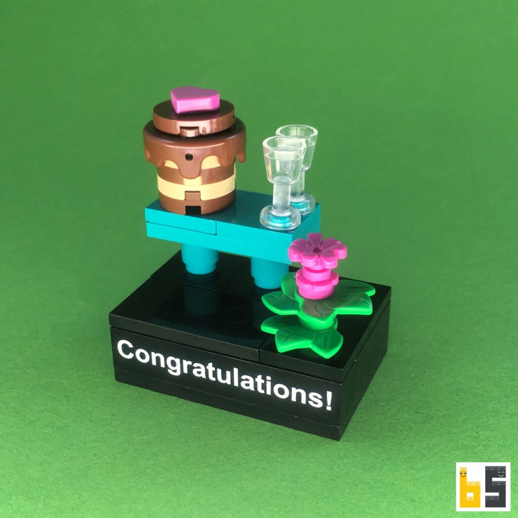 Congratulations! (Wedding) – kit from LEGO® bricks – The Brickworms