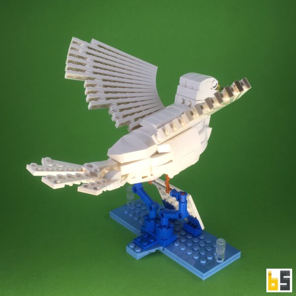 Dove of peace – kit from LEGO® bricks – The Brickworms
