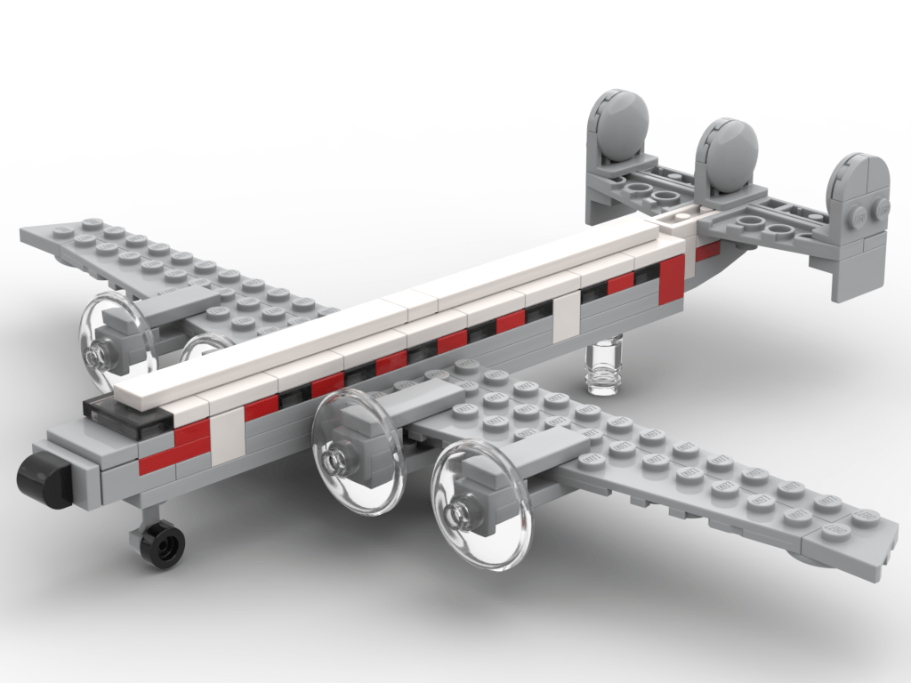 Micro Lockheed L-1049 Super Constellation – kit from LEGO® bricks – The ...